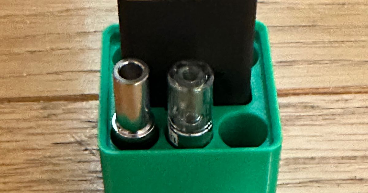 Gridfinity TOQi 510 battery holder with cart storage by Fangoh ...