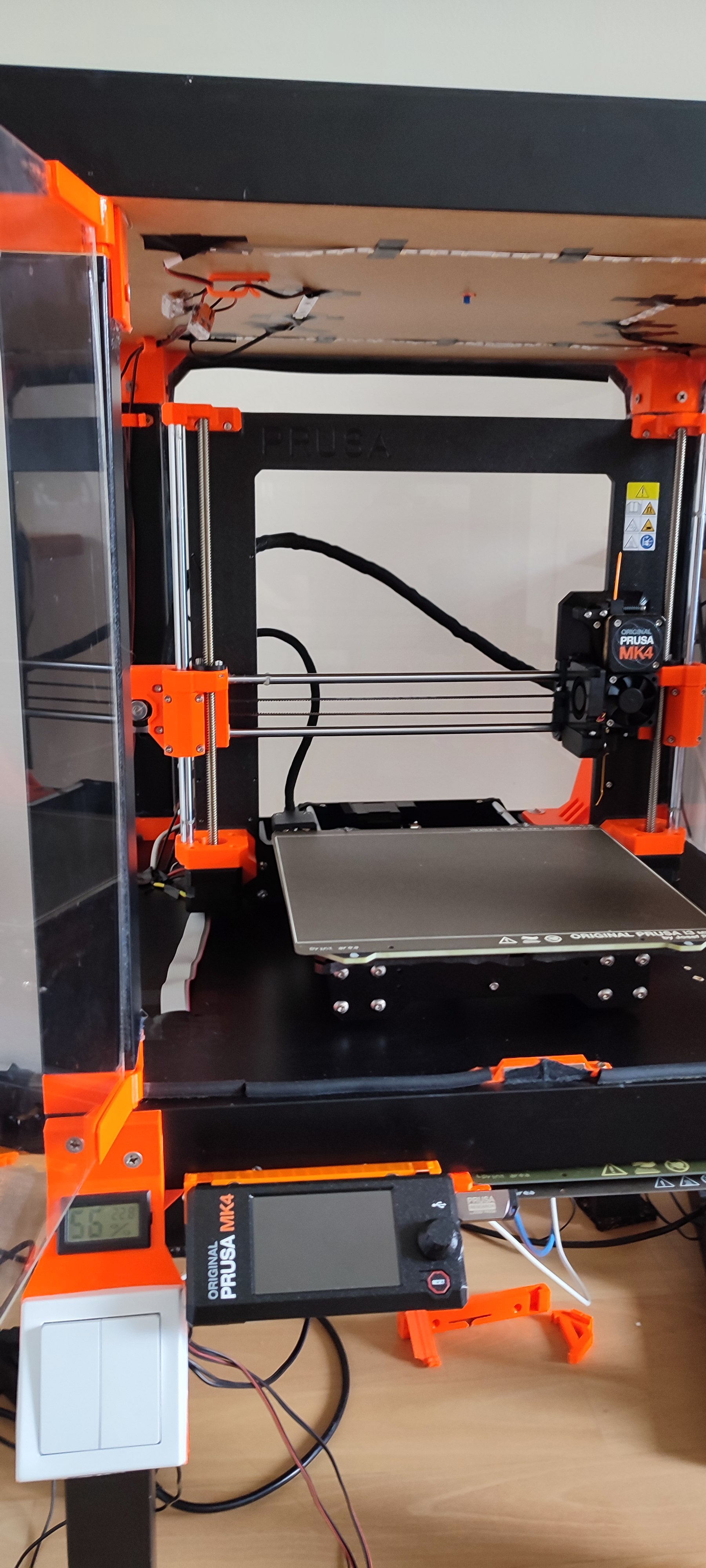 Prusa mk4 outside screen for Lack encousure by Žito 55 | Download free ...