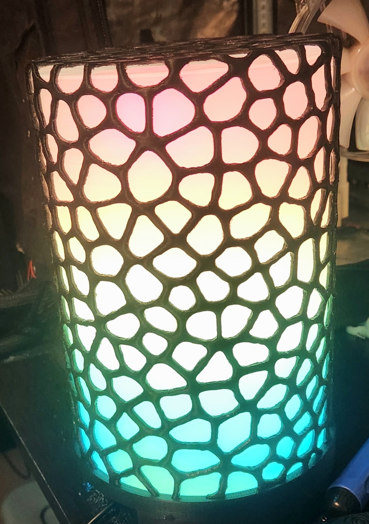 Neopixel LED Lamp (Easy Build!) by BeautifulLEDs | Download free STL ...