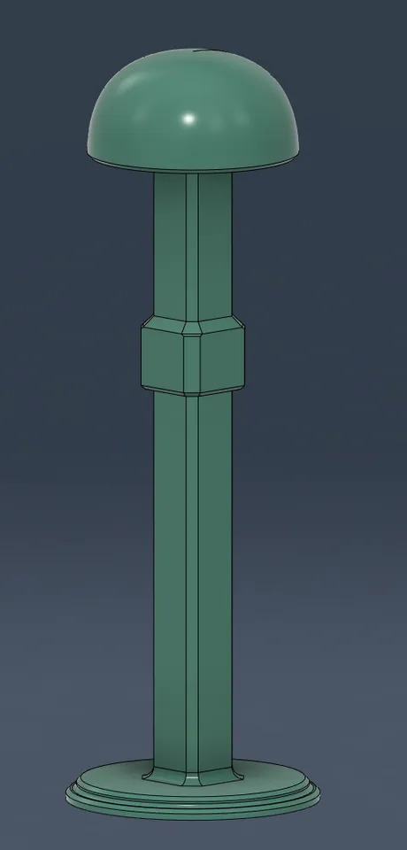 Helmet stand with optional extension by Dwaff | Download free STL model ...