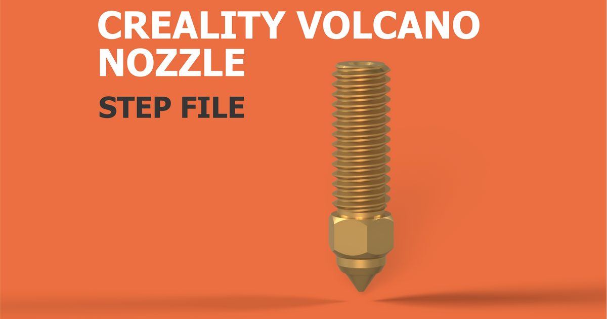Creality Volcano Nozzle - CAD by Henlor | Download free STL model ...