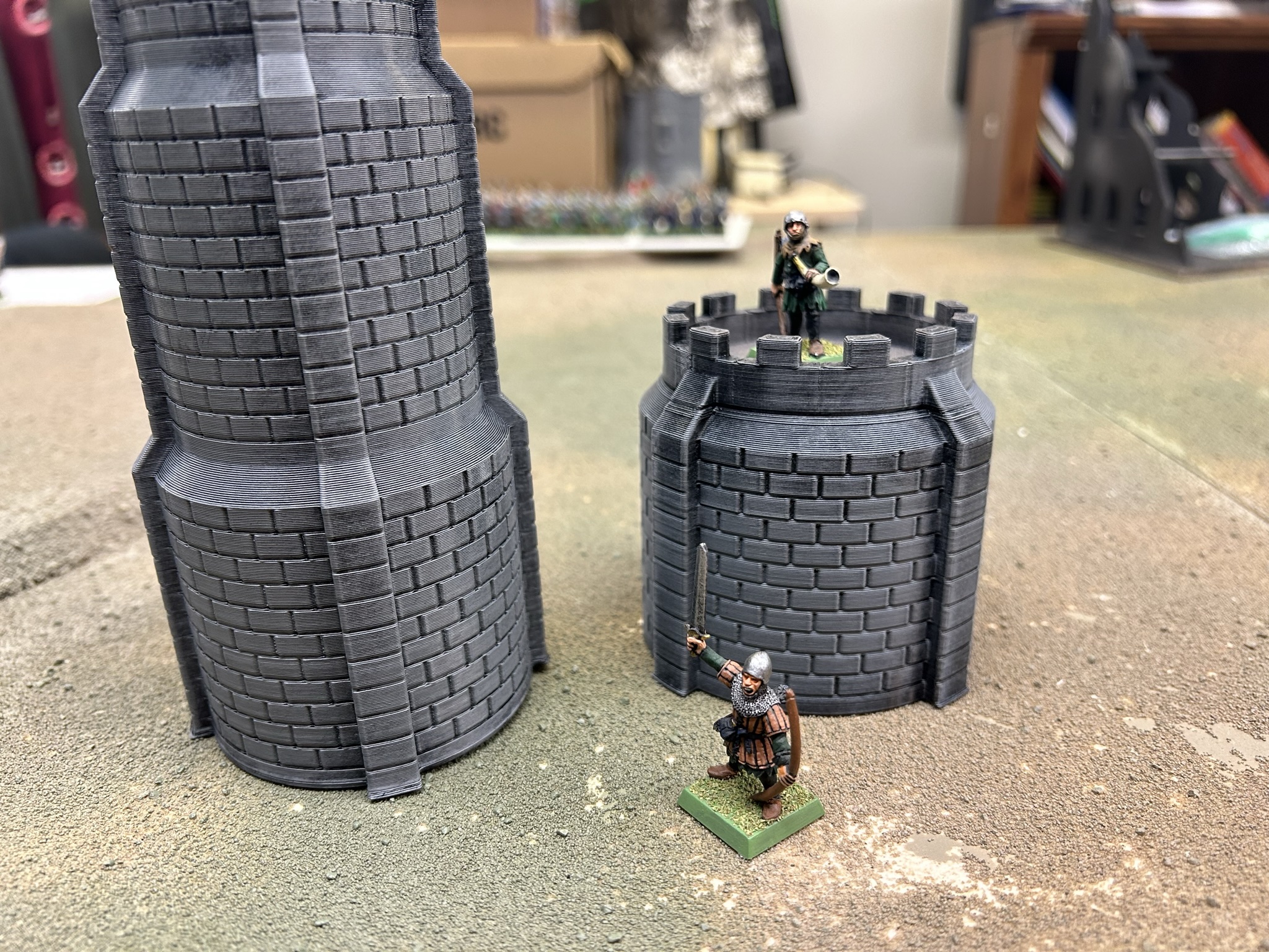 Vase-Mode Mediaeval Towers Tabletop Wargame RPG by middleagedspread ...