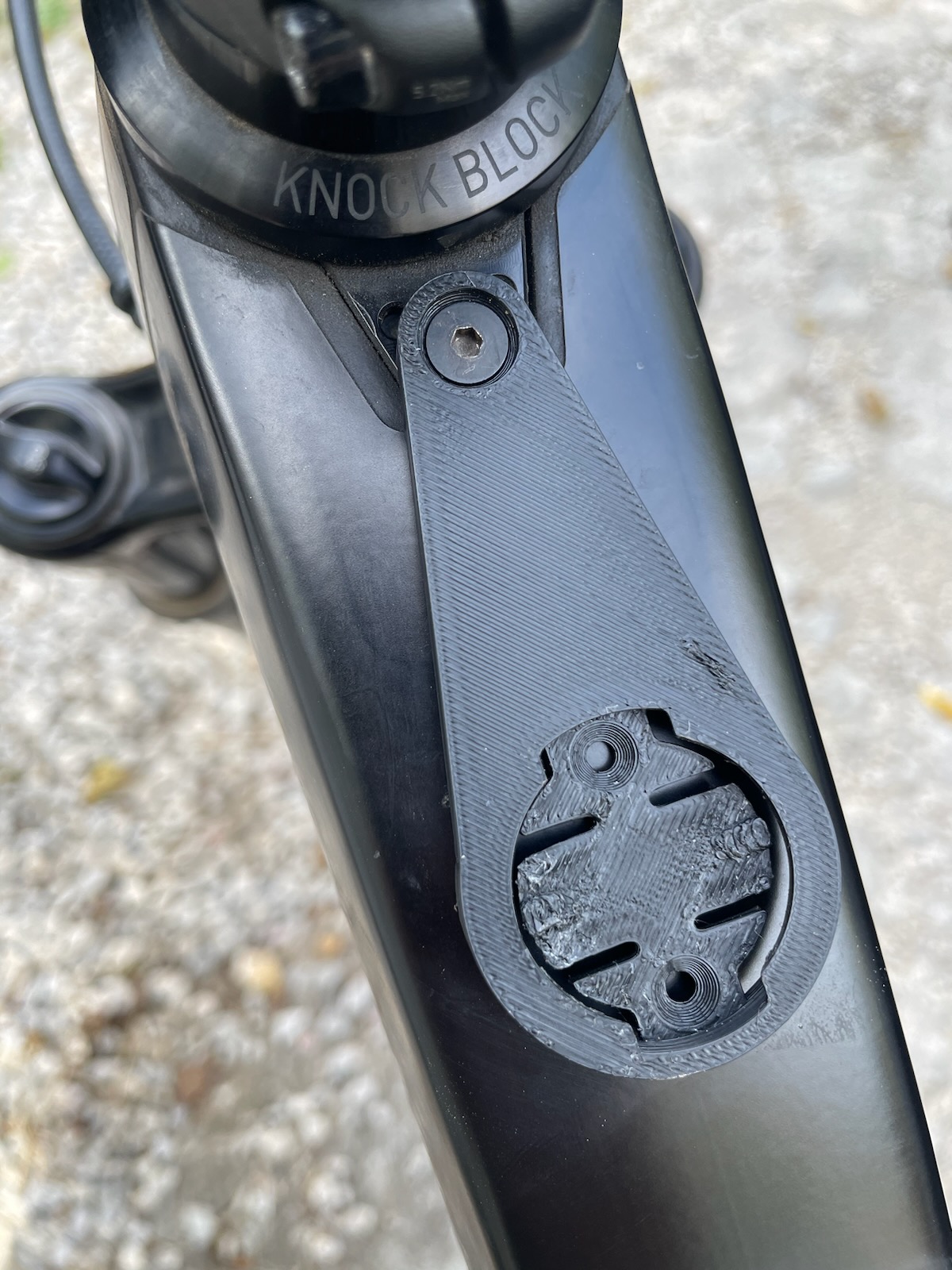 garmin mount for trek knockblock by nathan bruch | Download free STL ...