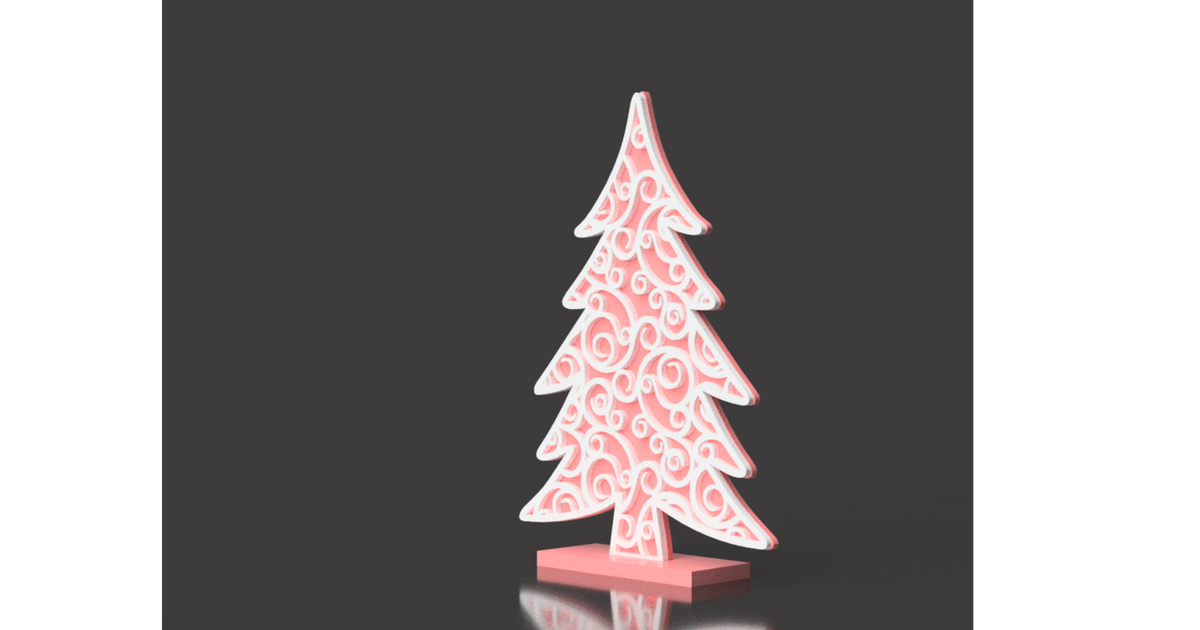 Layered Christmas Tree #2 by ThreeDimensions | Download free STL model ...