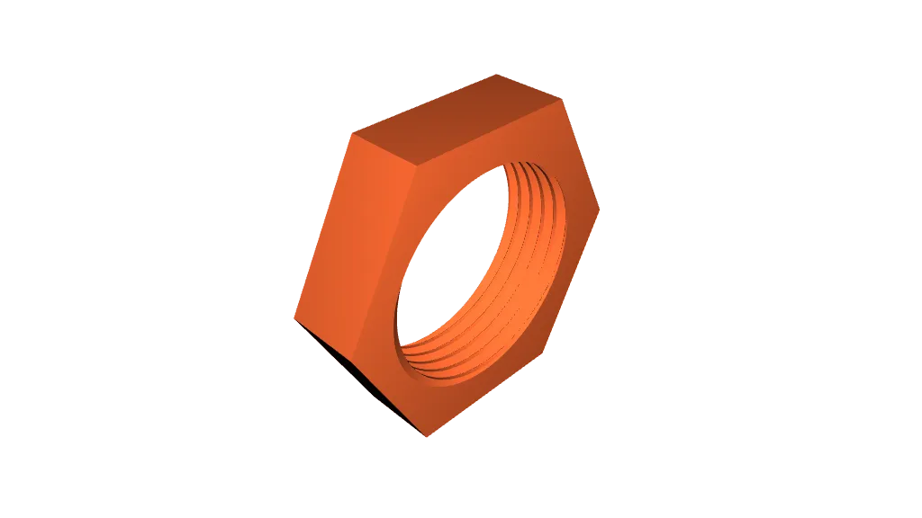 Nut M15x1 by Torrid | Download free STL model | Printables.com