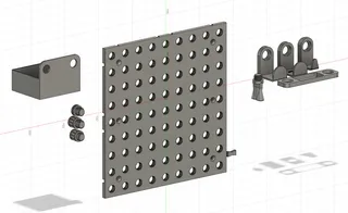 Pegs for thread wall by Couchjocky | Download free STL model ...