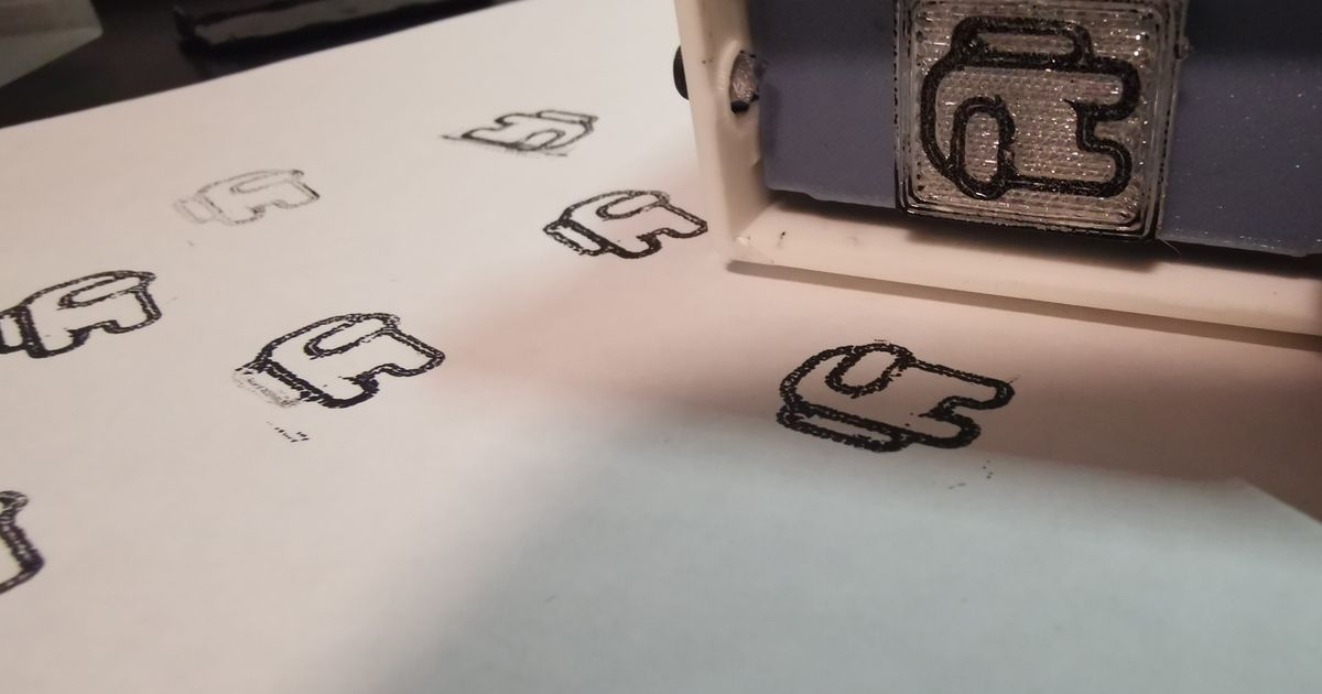 Auto Stamp 47x18mm by MT | Download free STL model | Printables.com