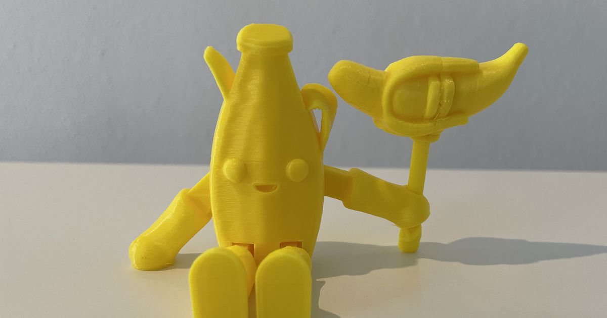 Flexi Peely Toy by Entopop | Download free STL model | Printables.com