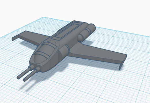 Space Fighter by Bigfoot | Download free STL model | Printables.com