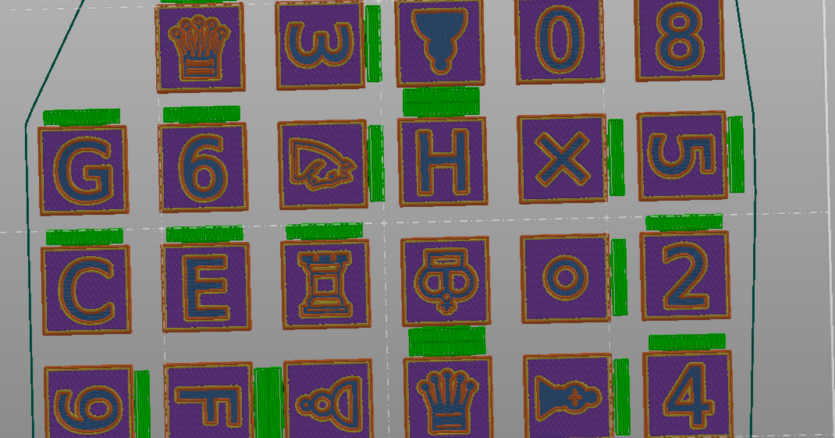 Easily movable tokens by Kabacis | Download free STL model | Printables.com