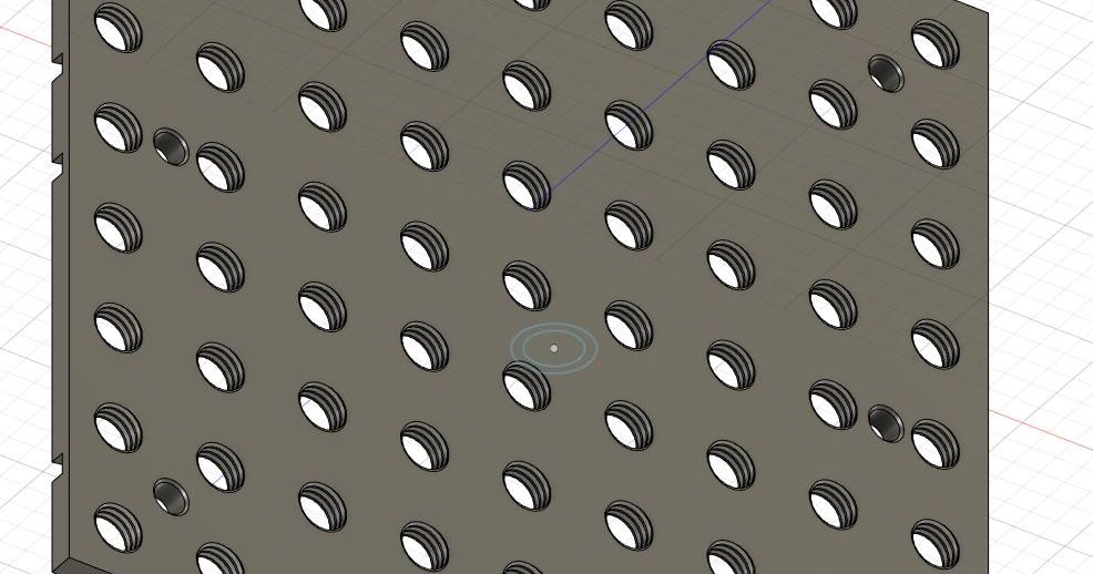 Thread Board with larger mounting holes by Couchjocky | Download free ...