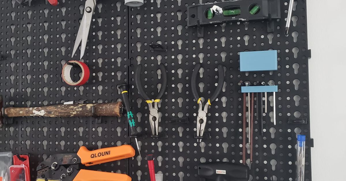 Aldi Workzone Pegboard Accessories da Printo | Scarica il modello STL ...
