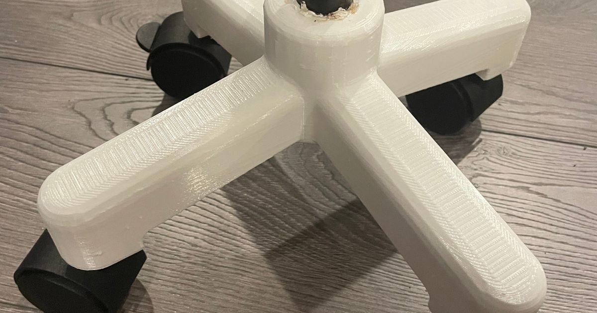 Stand Base with wheels by TozzEmak | Download free STL model ...