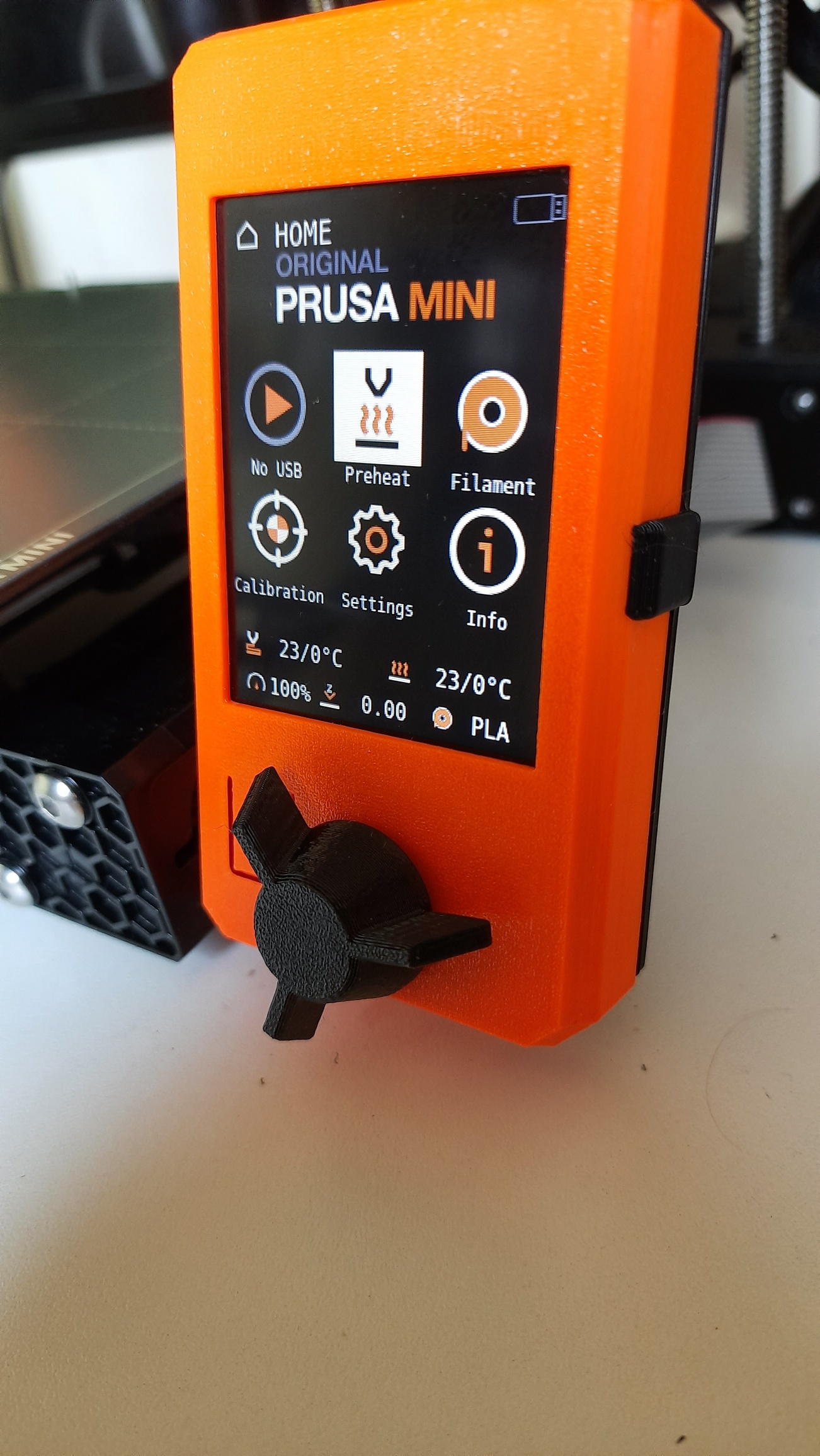 Prusa Mini Display backsite by Dedoper | Download free STL model ...