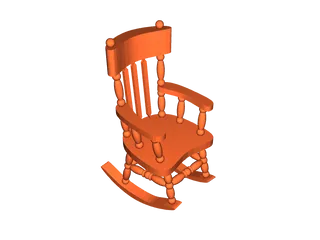 Rocking chair by zachcanprint_201313 | Download free STL model ...