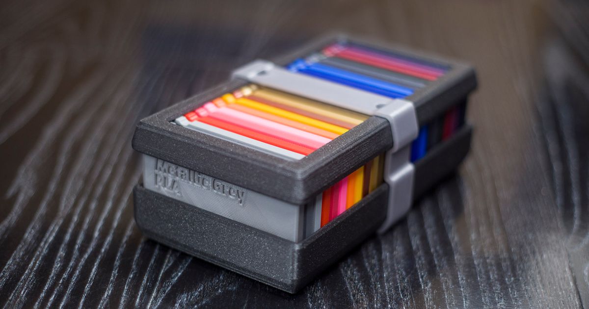 Filament Samples with Box by Zapador | Download free STL model ...