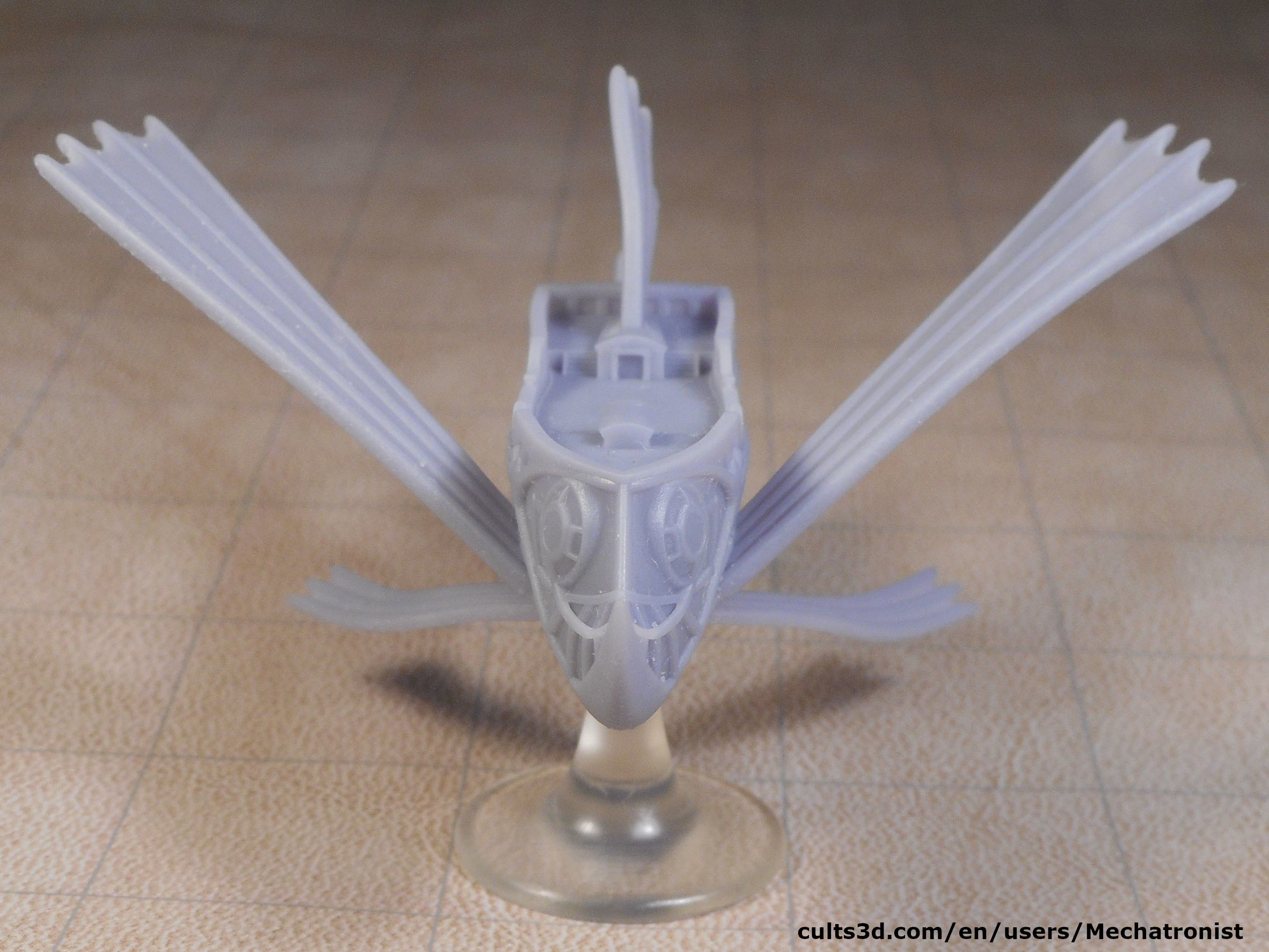 Tradesman Fish Ship Spelljammer Miniature from DnD by Mechatronist ...