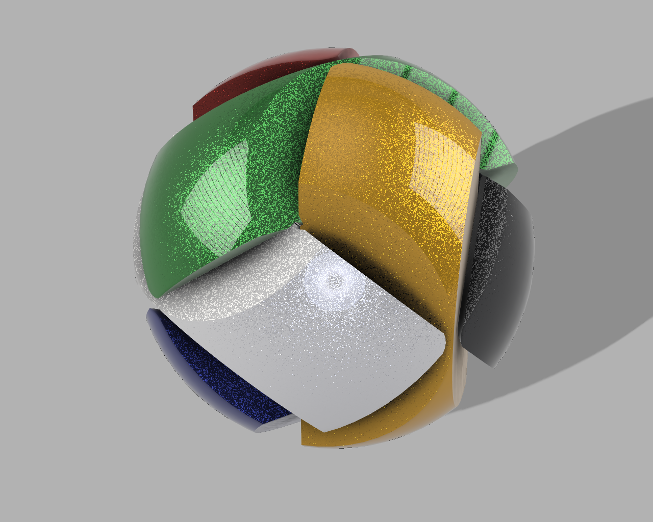 Diagonal Burr Puzzle Ball by squinn | Download free STL model ...