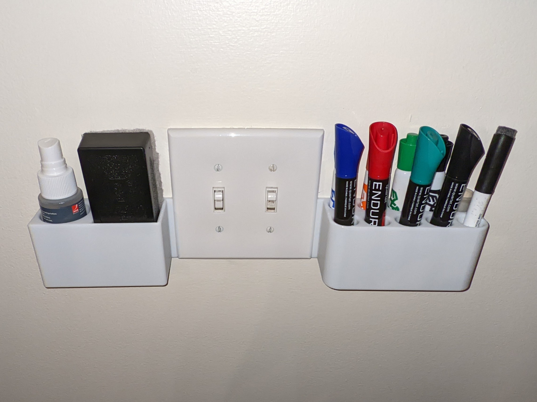 Parametric Wall Switch Mounted Whiteboard Caddy by Stephen Smith ...