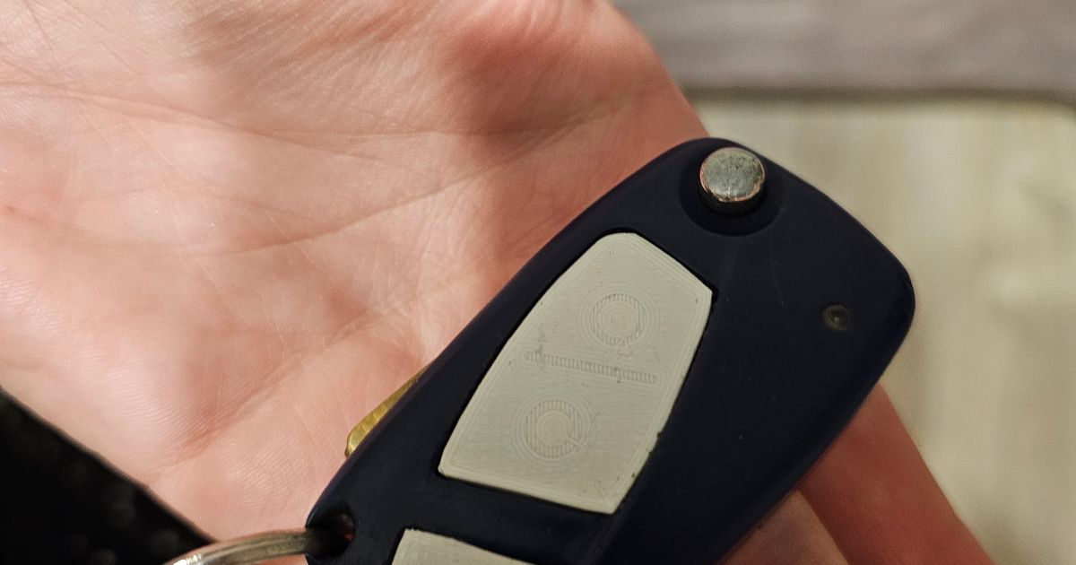 FIAT Panda Key rubber replacement by DaroK | Download free STL model ...