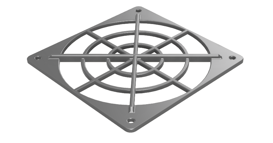 Fan grill 120mm by Ichooorrr | Download free STL model | Printables.com