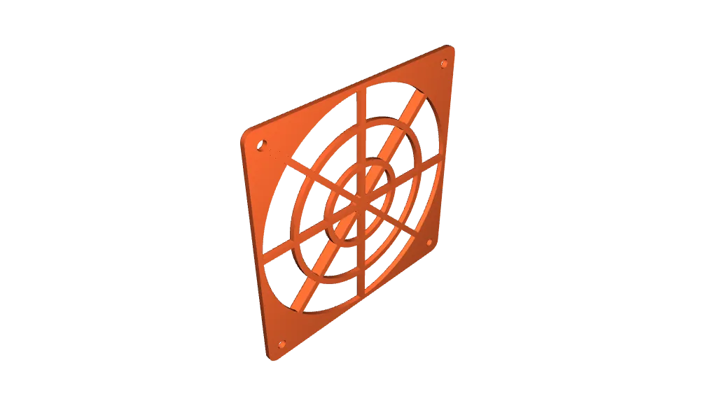 Fan grill 120mm by Ichooorrr | Download free STL model | Printables.com