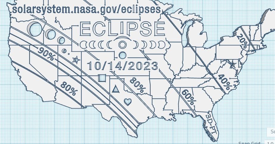 2023 Modified Solar Eclipse Pinhole Viewer by 3D-PT | Download free STL ...