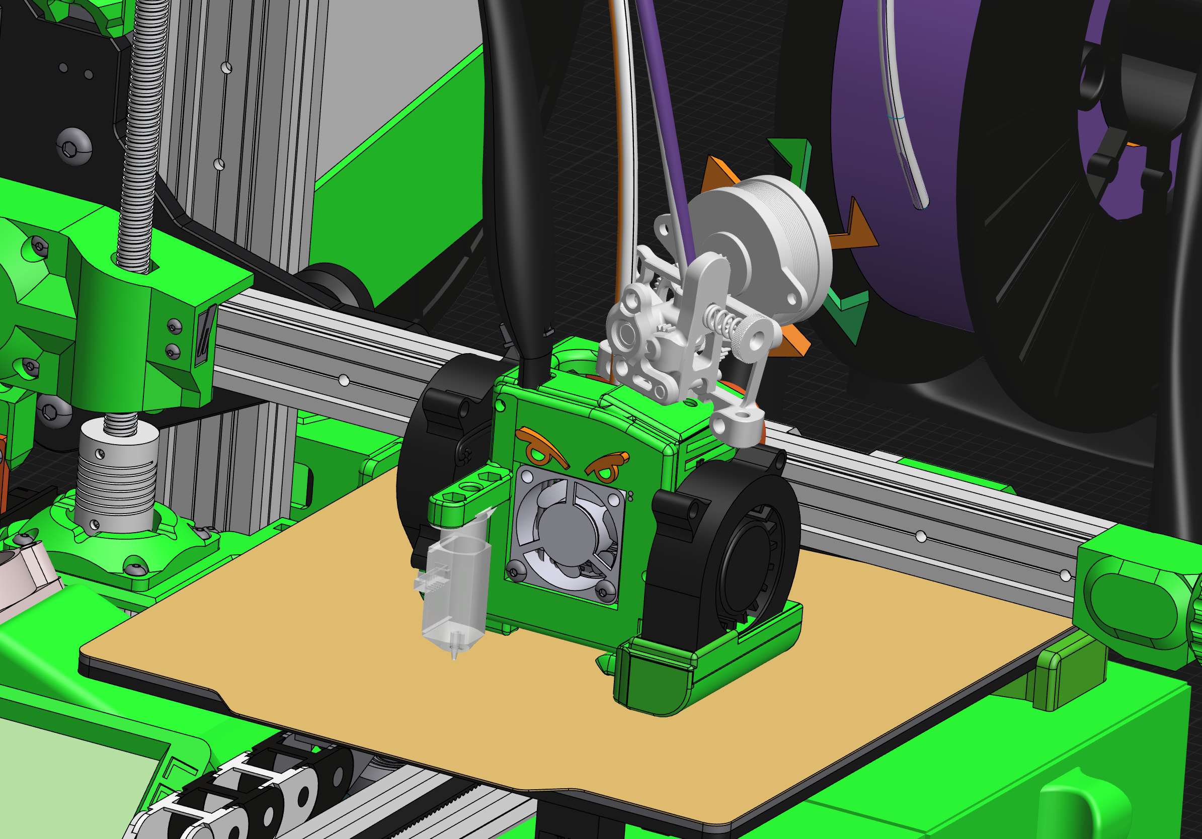 Lerdge iX Dual color extrusion HotEnd Enclosure by Raidy | Download ...