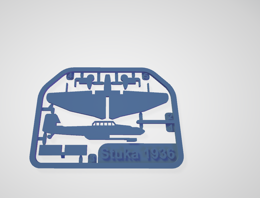 Ju 87 Stuka kit card Famous planes by Zenlayne | Download free STL ...