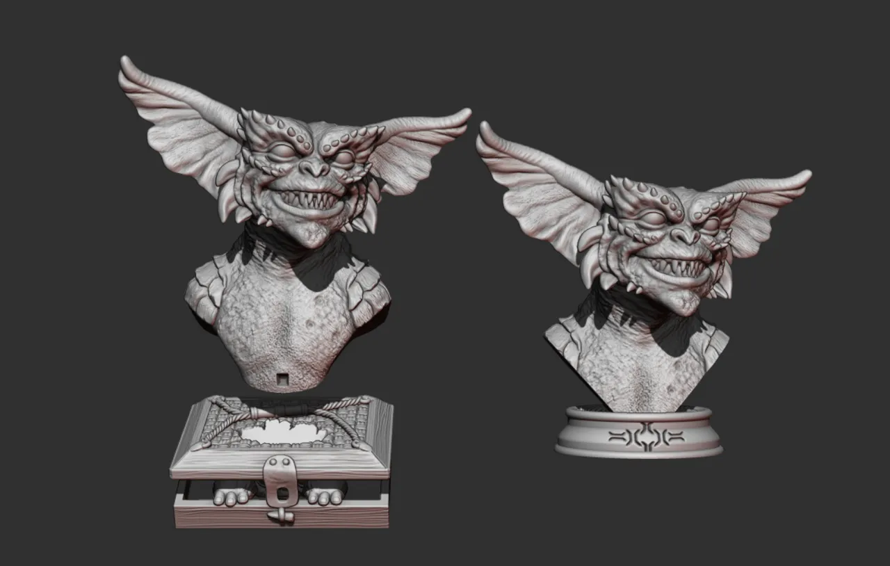Gremlin bust by Wekster | Download free STL model | Printables.com
