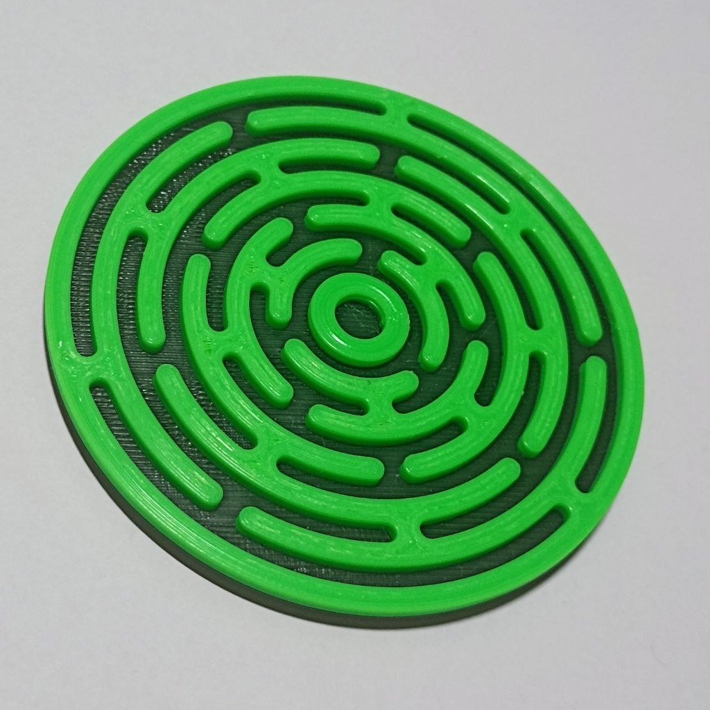Coaster Maze 86x4mm by belittlemaker | Download free STL model ...