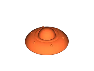 Simple UFO Design by Dlovland | Download free STL model | Printables.com