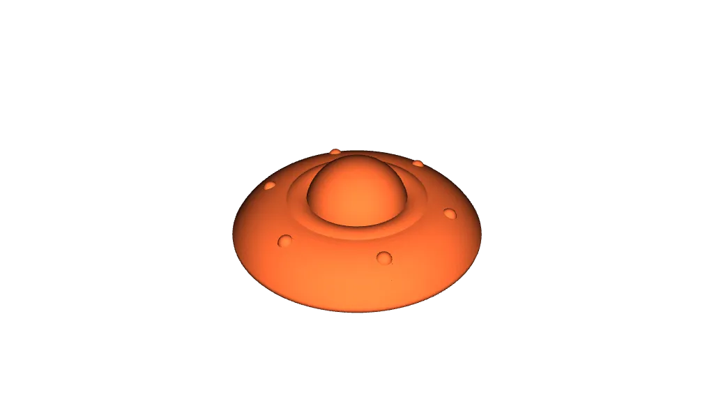 Simple UFO Design by Dlovland | Download free STL model | Printables.com