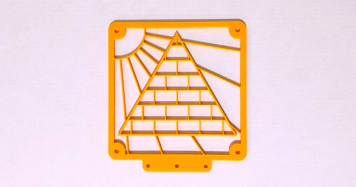 Fan grill pyramid for Desktop fan V02 by gskollnau | Download free STL ...