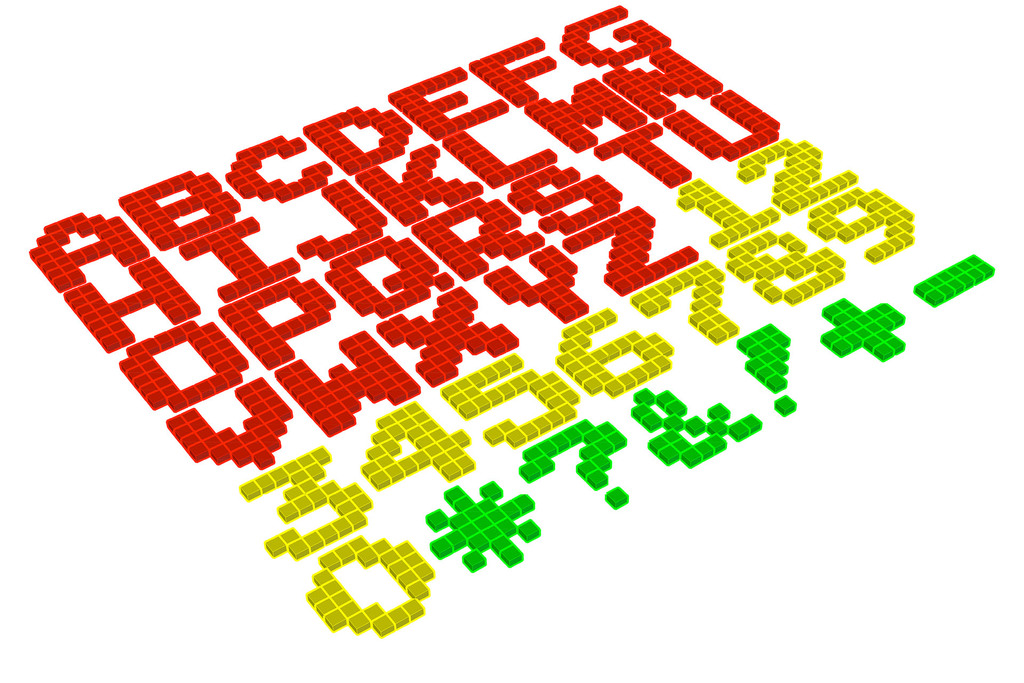 Original In-Game PacMan Font by LexFran | Download free STL model ...