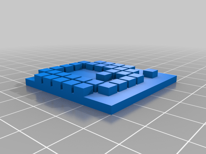 Original In-Game PacMan Font by LexFran | Download free STL model ...