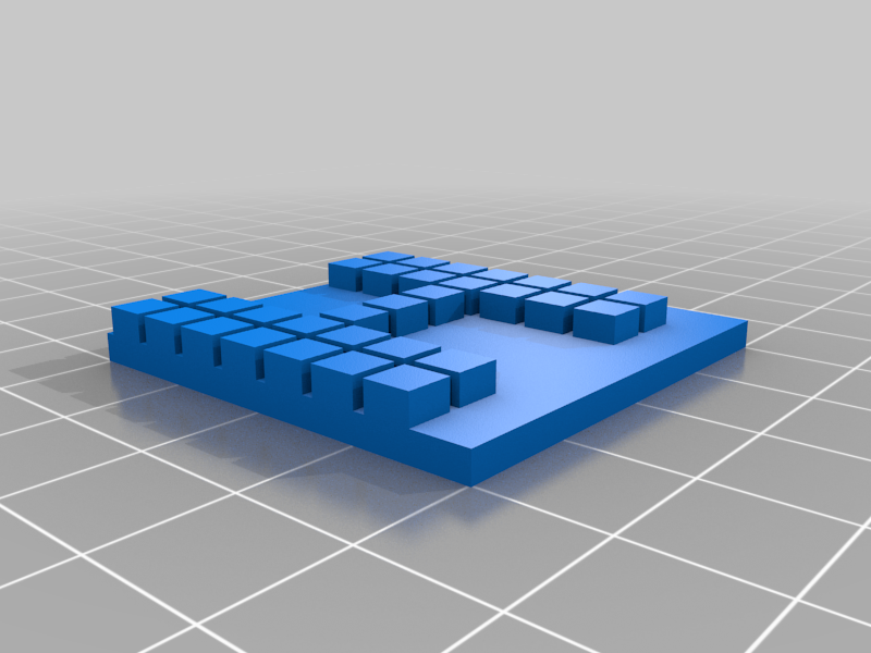 Original In-Game PacMan Font by LexFran | Download free STL model ...