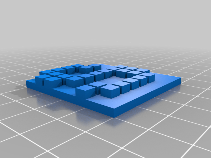 Original In-Game PacMan Font by LexFran | Download free STL model ...