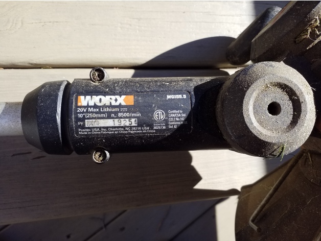 WORX WA6531 GT Trimmer replacement spool cap by Fabian | Download free ...