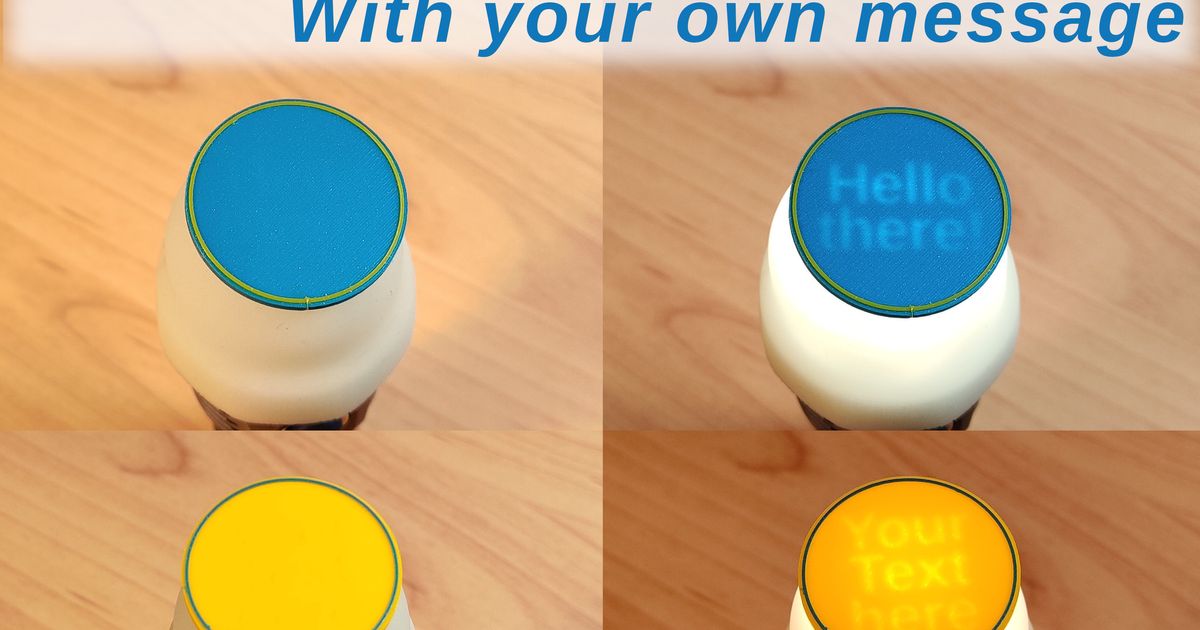 Secret Message Coin - Customizable by R2-Prin2 | Download free STL ...