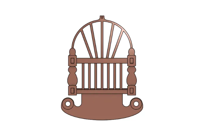 Historical Cradle by Cayichen | Download free STL model | Printables.com