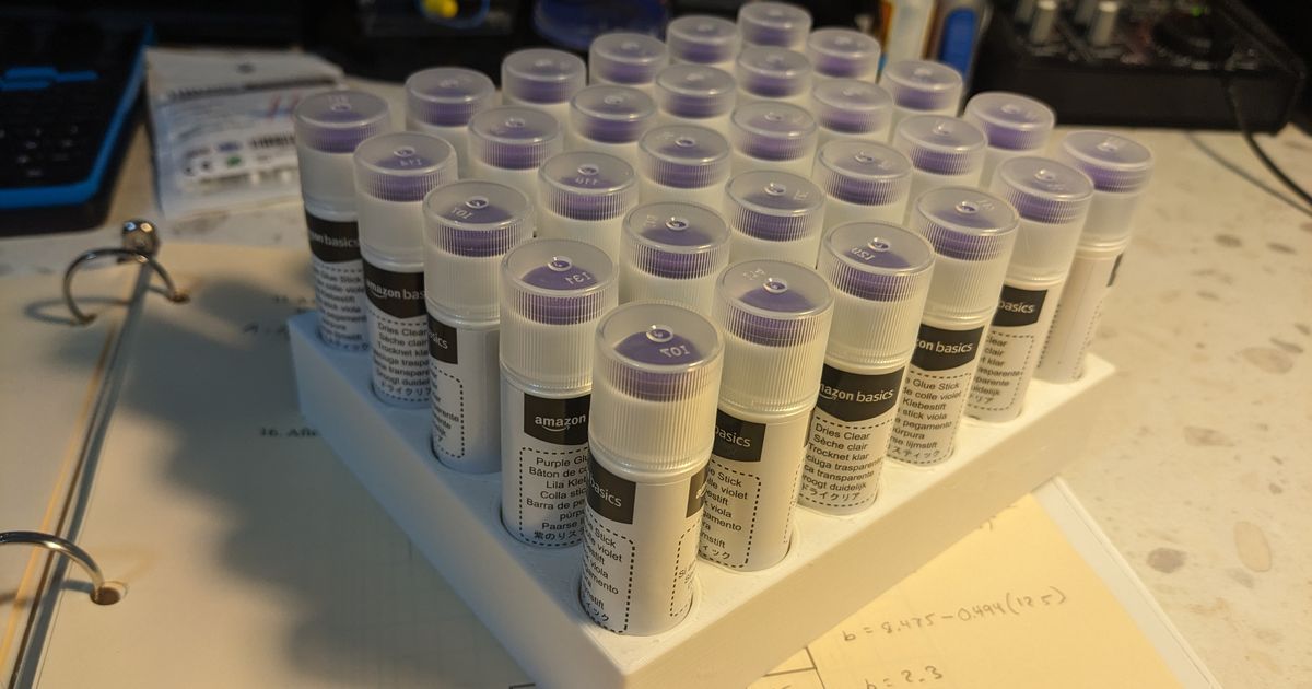 Amazon Purple 30 pack glue stick tray by Kevin Claypool | Download free ...