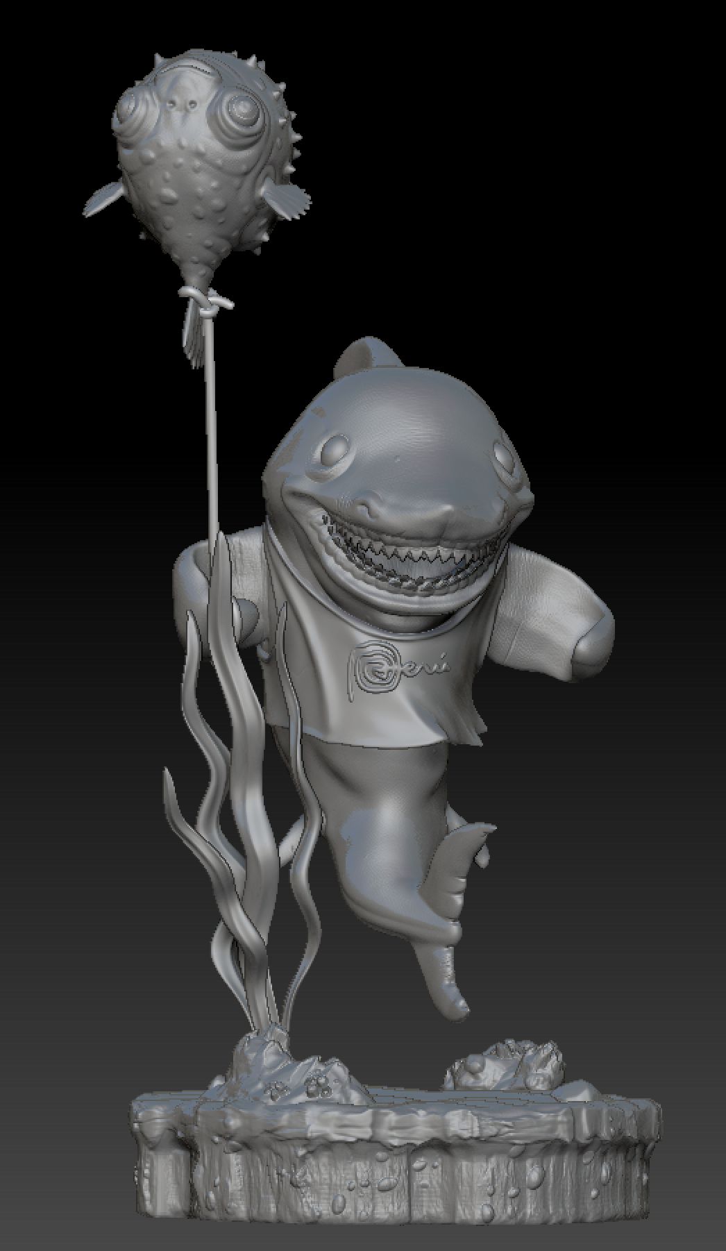 SHARK CHILD "TOYITO" by JUGUETERO 3D | Download free STL model ...