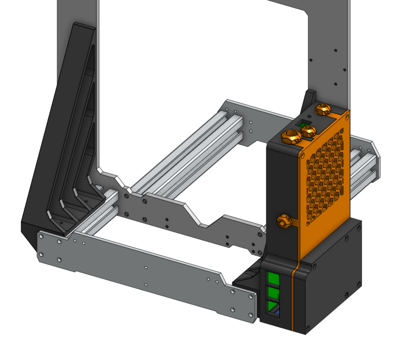Prusa MK3/S Einsy Raspberry PI 4B/3B Enclosure with support Brace by ...