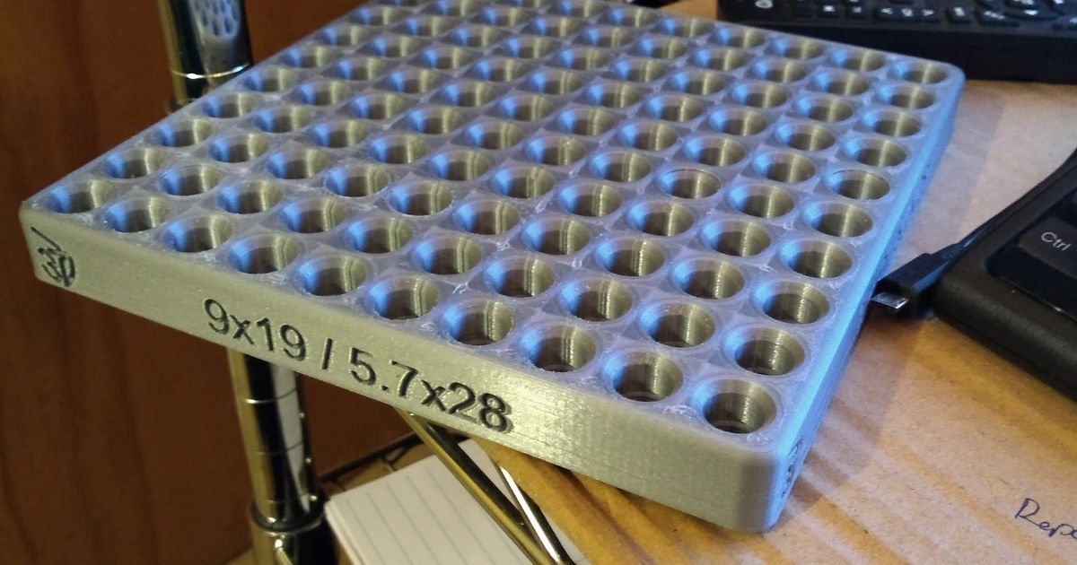 9x19 and 5.7x28 Loading Block by Justice 3D Creations | Download free ...