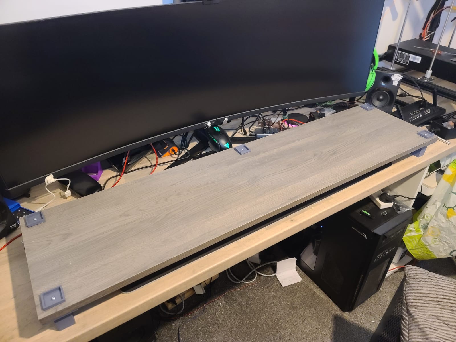 Monitor Stand Leg and Mount by MarkG | Download free STL model ...