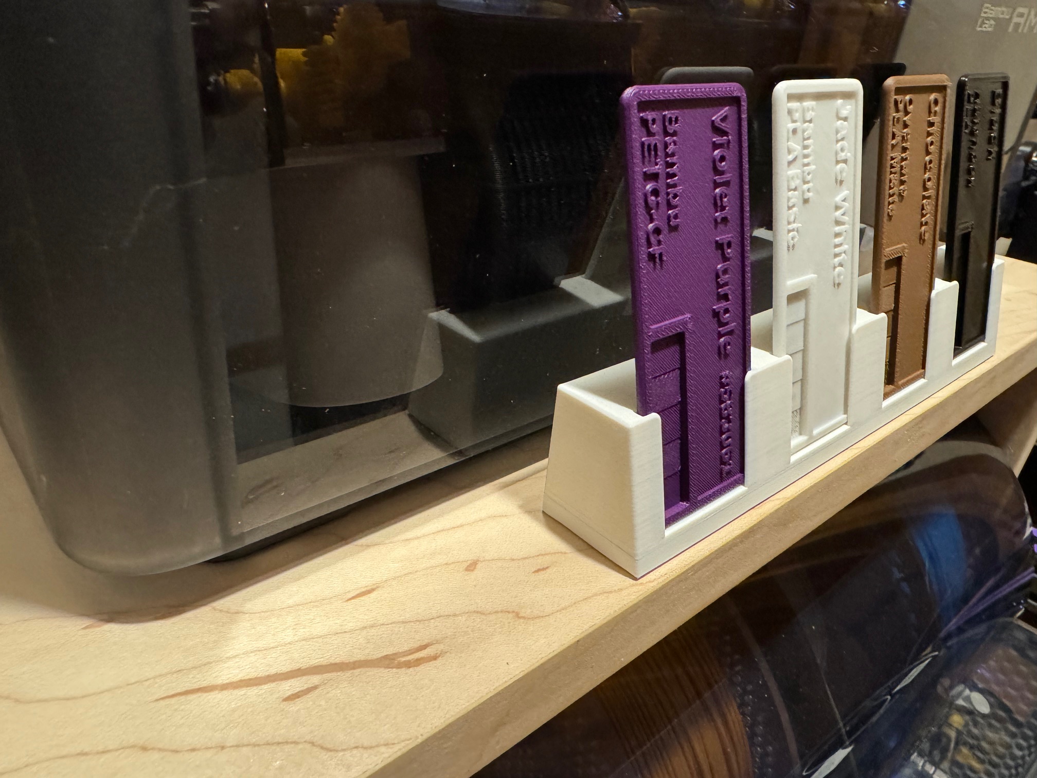 Filament sample display by cjs | Download free STL model | Printables.com