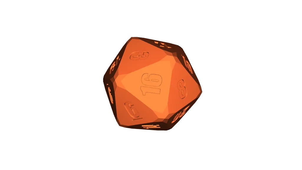D20 dice by Disolint | Download free STL model | Printables.com