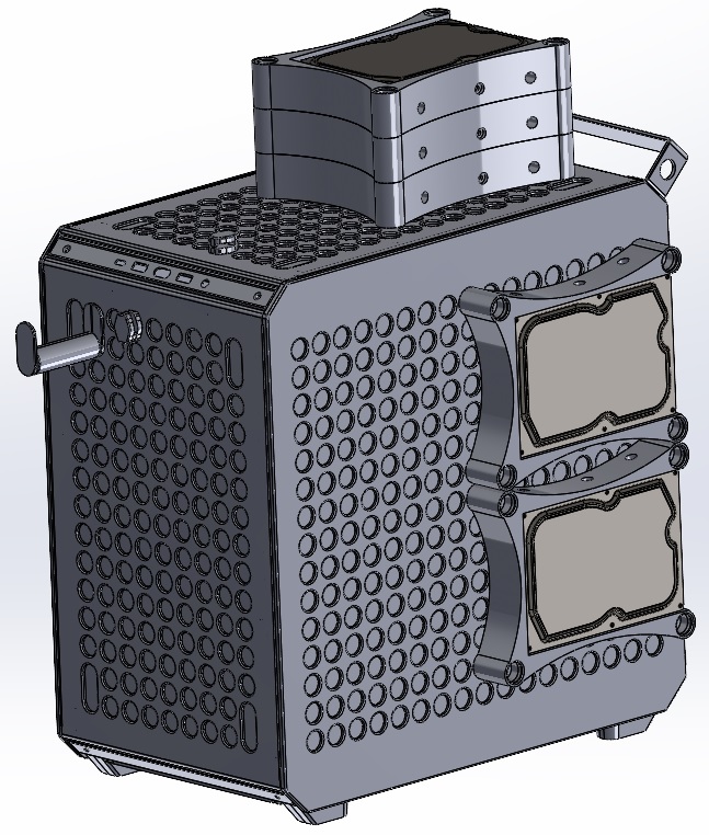 StackNAS - Stackable HDDs for Qube 500 by SculptedLayers | Download ...
