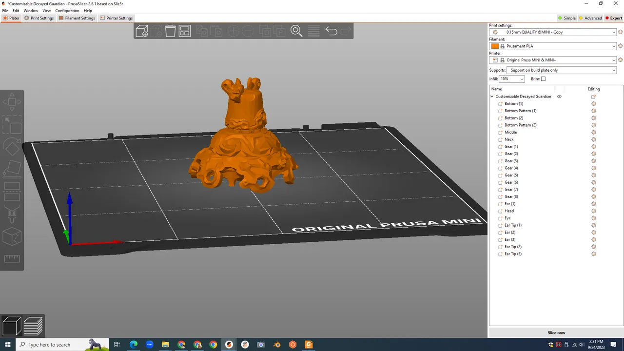 Customizable Decayed Guardian by BasilDemFlint | Download free STL ...